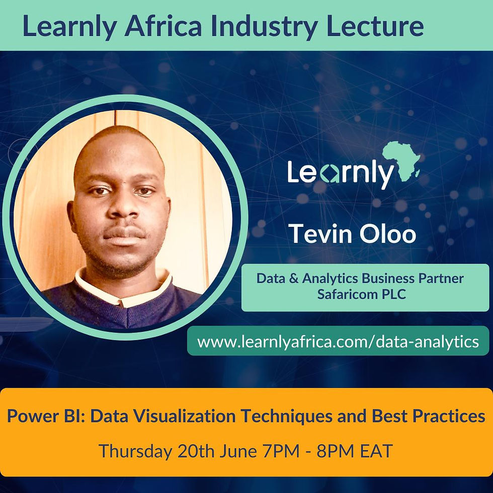 Industry Lecture Power Bi Data Visualization Techniques And Best Practices Learnlyafrica 